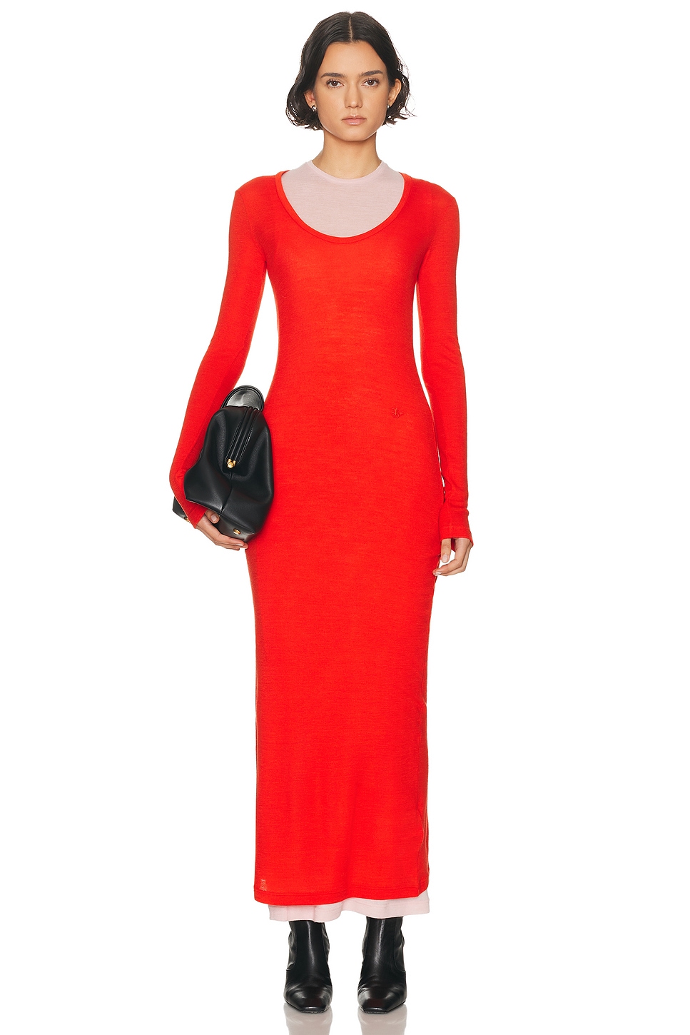 JIL SANDER Jil Sander Long Sleeve Tank Dress